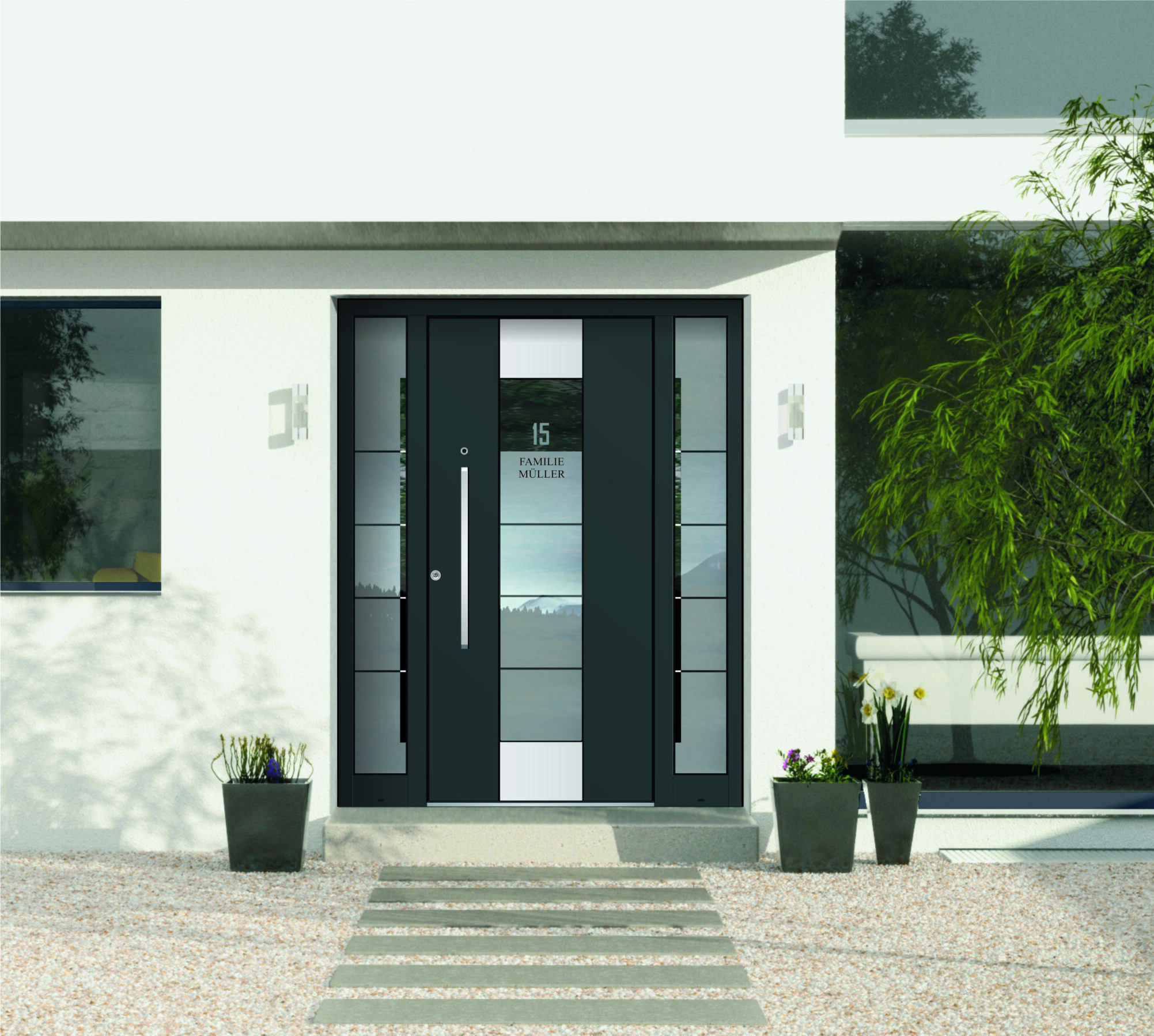 Haustüren Münster Hiltrup Münsterland Aluminiumhaustüren